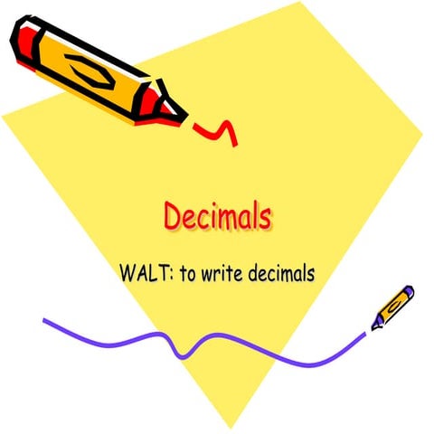 Writing Decimals | PPTX