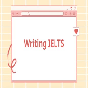 Writing Demo WT1 - IELTS Writing for B2 students | PPT