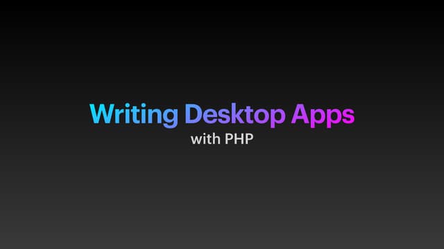 Building Desktop Appswith Php Marcel Pociot Pdf