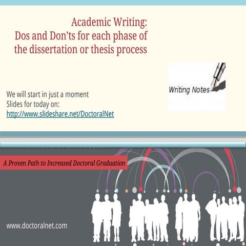 Doctoral Dissertation and Thesis Help: Writing dos and don'ts | PDF