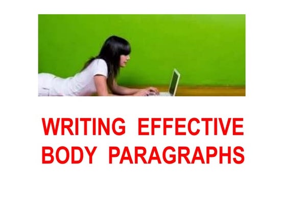 Types of paragraphs | PPT