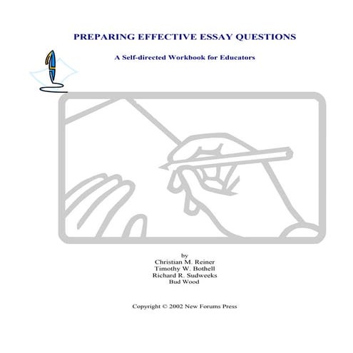 Writing effective essay questions | PDF