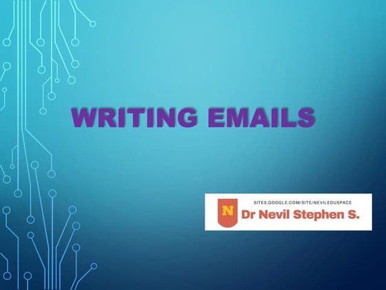 Basics of Email writing | PPT