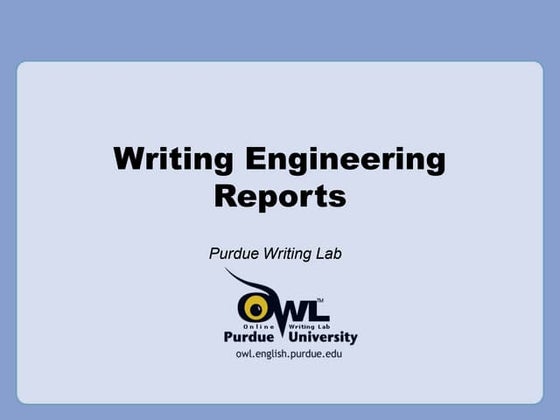 Technical report writing | PPT