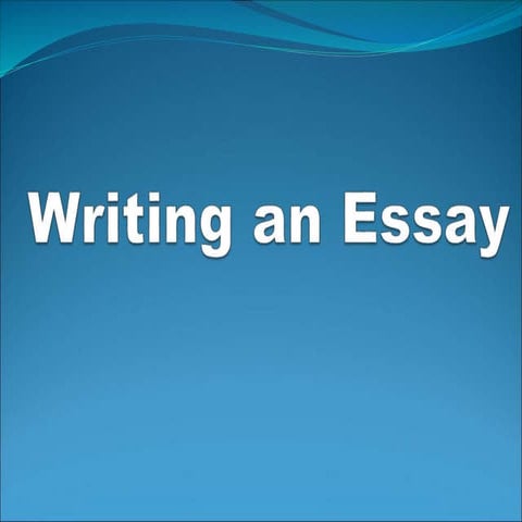 Writing Essay.ppt