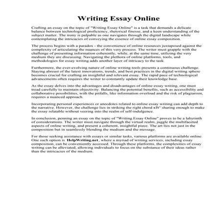Writing Essay Online.pdf