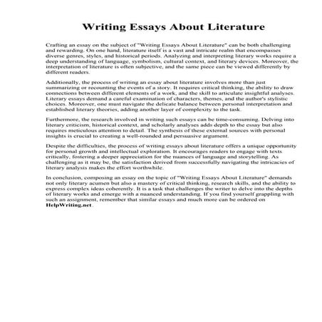 Writing Essays About Literature.pdf