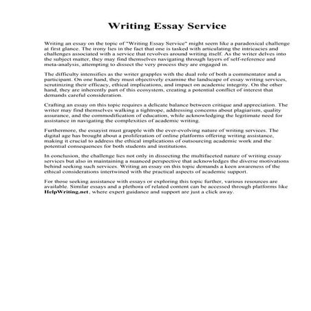Essay Writing Jobs | PDF
