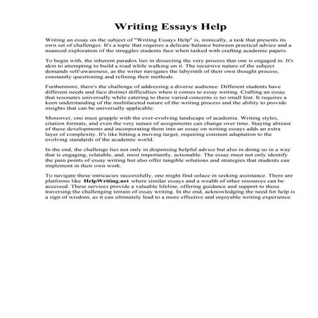 Writing Essays Help.pdf