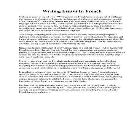 Writing Essays In French.pdf