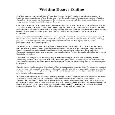 Writing Essays Online.pdf