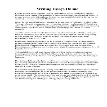 Writing Essays Online.pdf