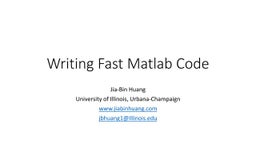 Two Days workshop on MATLAB | PPT