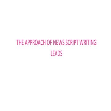 TV NEWS LEAD WRITING .pptx