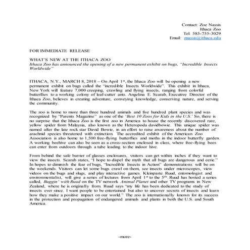 WRITING FOR PR Press Release | DOCX