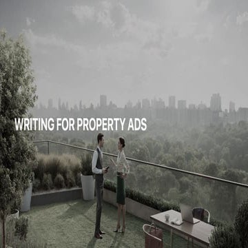Writing for property ads | PDF