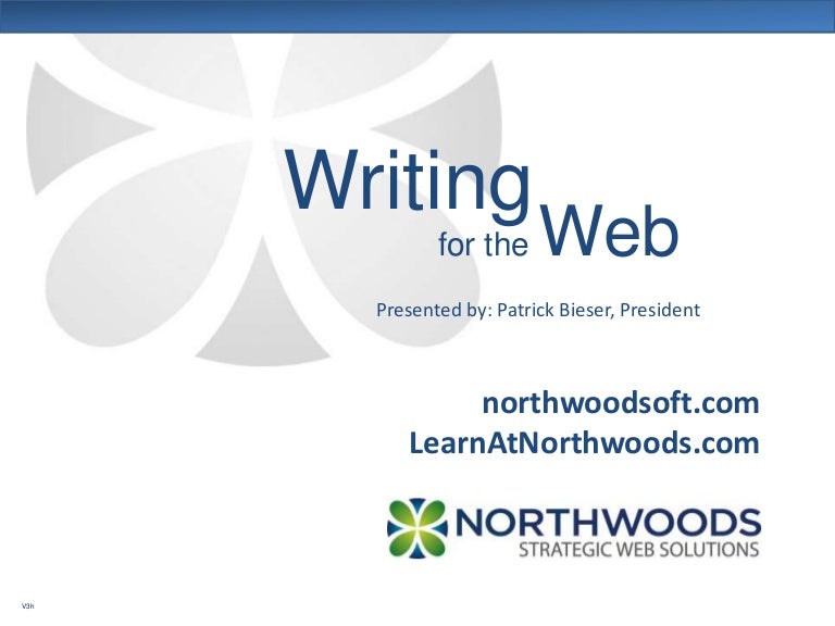 Writing for the Web