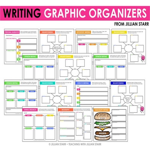 Writing Graphic Organizers that can help write | PDF | Technology ...