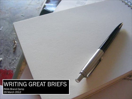 The Good Brief - a no-frills guide to writing creative briefs | PDF ...