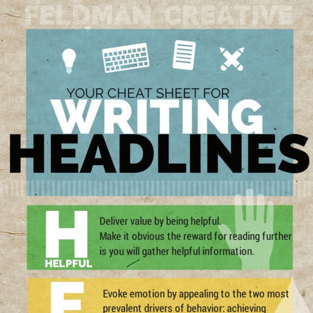 Writing Headlines infographic | PDF