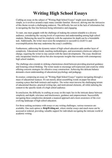 How To Write Paragraphs In An Essay | PPT | Homework and Study | Education