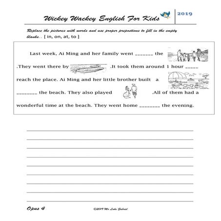 UPSR ESSAY WRITING EXERCISE | PDF