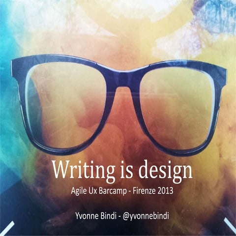 Writing is design | PPT