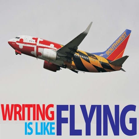Writing is Like Flying | PPT