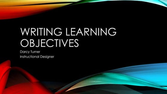 Learning Objectives | PPT