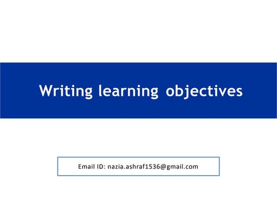 Abcd Method Of Writing Instructional Objectives Ppt