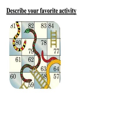 Writing about your Favorite Activity | PPT