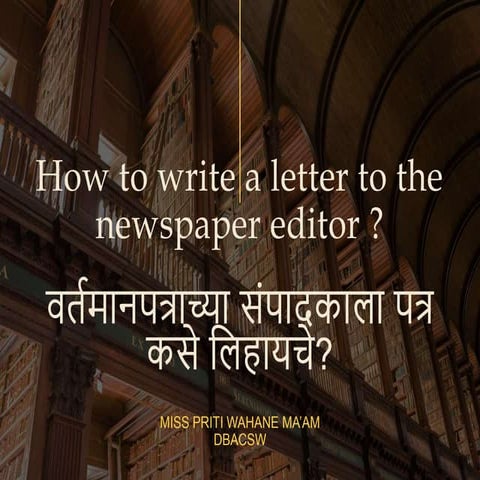 writing letter to a newspaper editor.pptx