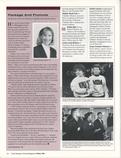 Writing Sample: Alumni Magazine Article | PDF