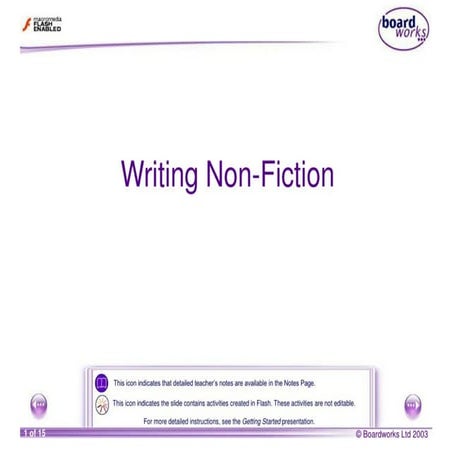 Writing Non-Fiction | PDF | Fiction | Books and Literature
