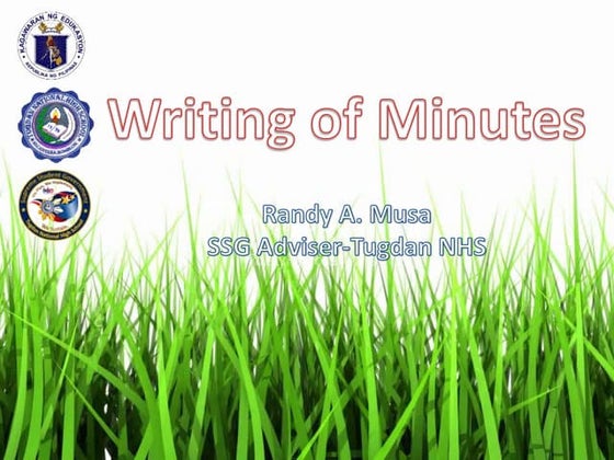 Memo and minutes of meeting | PPTX | Law