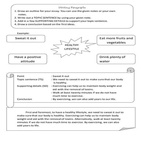 Easy way to teach Writing paragraphs | DOCX | Fitness and Exercise ...