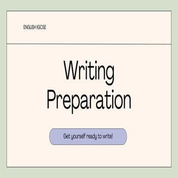 Writing Preparation for English IGCSE.pdf