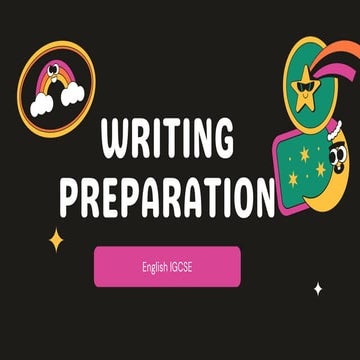 Writing Preparation for English IGCSE.pdf
