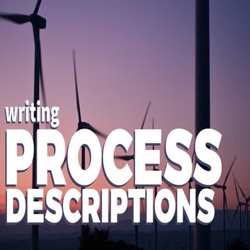 Writing Process Descriptions | PDF