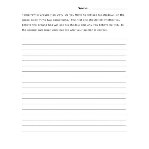 Writing prompt | PDF