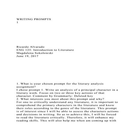 WRITING PROMPTS .docx