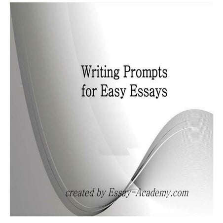Writing Prompts For Easy Essays | PPT