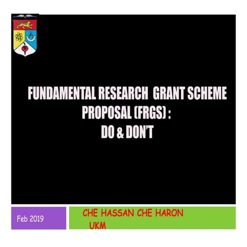 Writing PROPOSAL FRGS - Prof Che Hasan.pptx