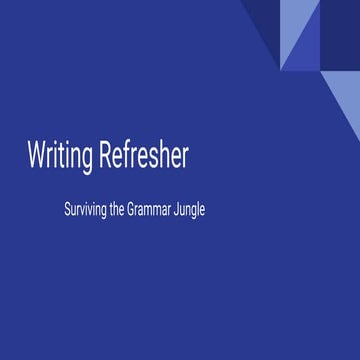 Common errors in English grammar presentation | PPT