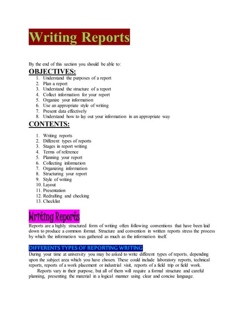 Writing a Survey, Scientific and Field Reports.pptx
