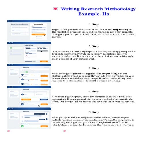 Writing Research Methodology Example. Ho | PDF