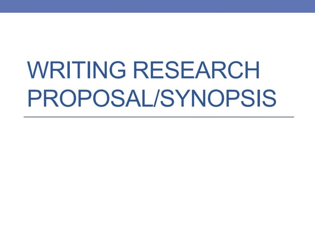 How to write the rationale for research? | PDF