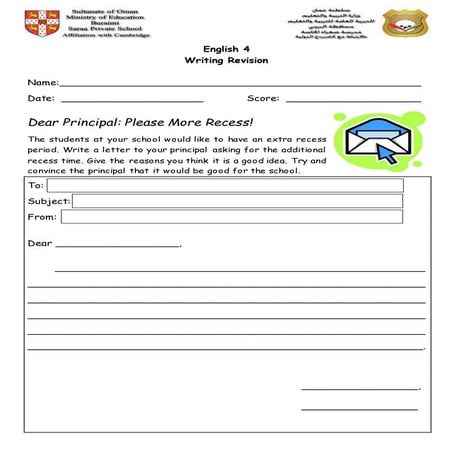 Writing activity worksheet | DOCX | Educational Assessment | Education