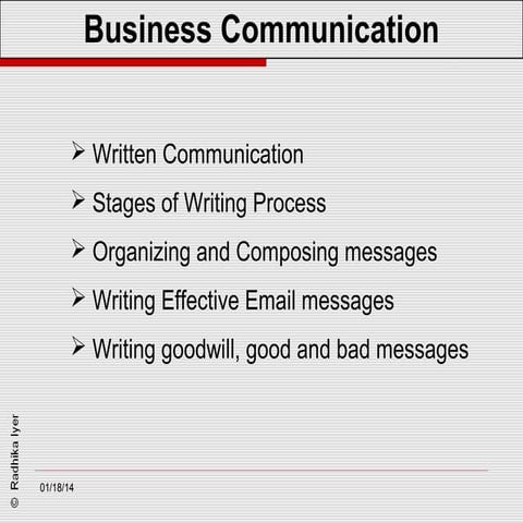 Chapter 8: Understanding the Principles of Business Communication | PPT
