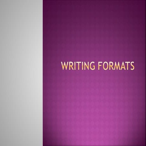 WRITING SKILLS for uneducated ,illiterate ,nigga people | PPT